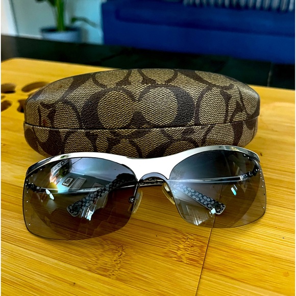 Coach | Accessories | Coach Jennifer Sunglasses S32 With Hard Logo Case ...